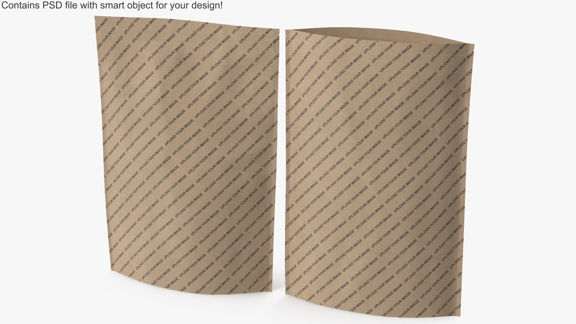 Zipper Kraft Paper Bags 3D Model - TurboSquid 1713968
