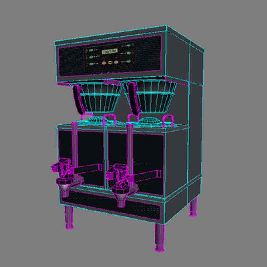 Commercial Coffee Brewer 3d 3ds