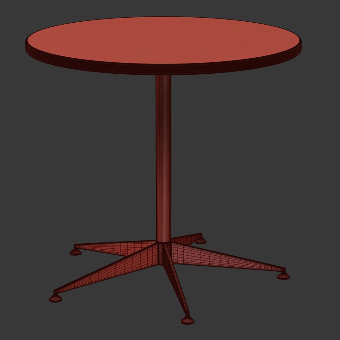 Grace Restaurant Circle Table 3D Model - TurboSquid 1877565