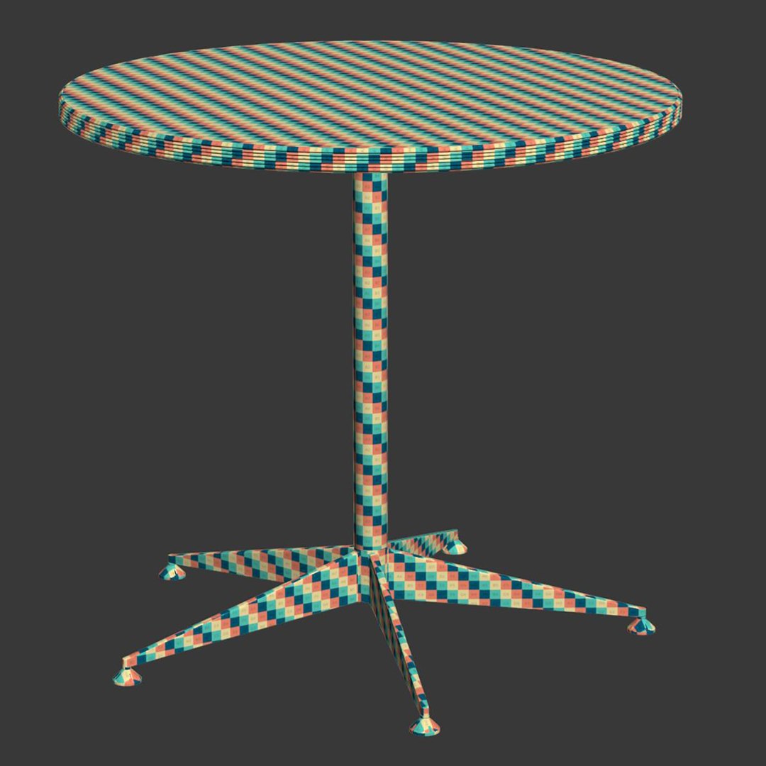 Grace Restaurant Circle Table 3D Model - TurboSquid 1877565