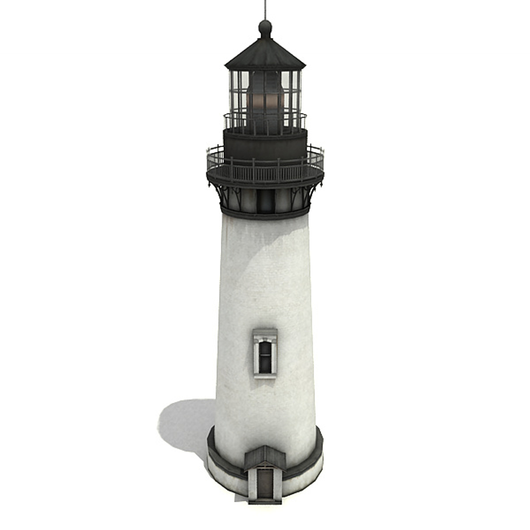 Low-poly Light Tower 3d Model