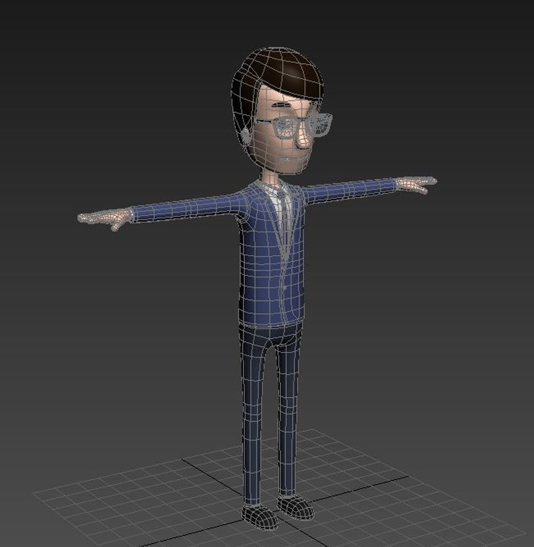 Man Character Cartoon 3D Model - TurboSquid 1334131