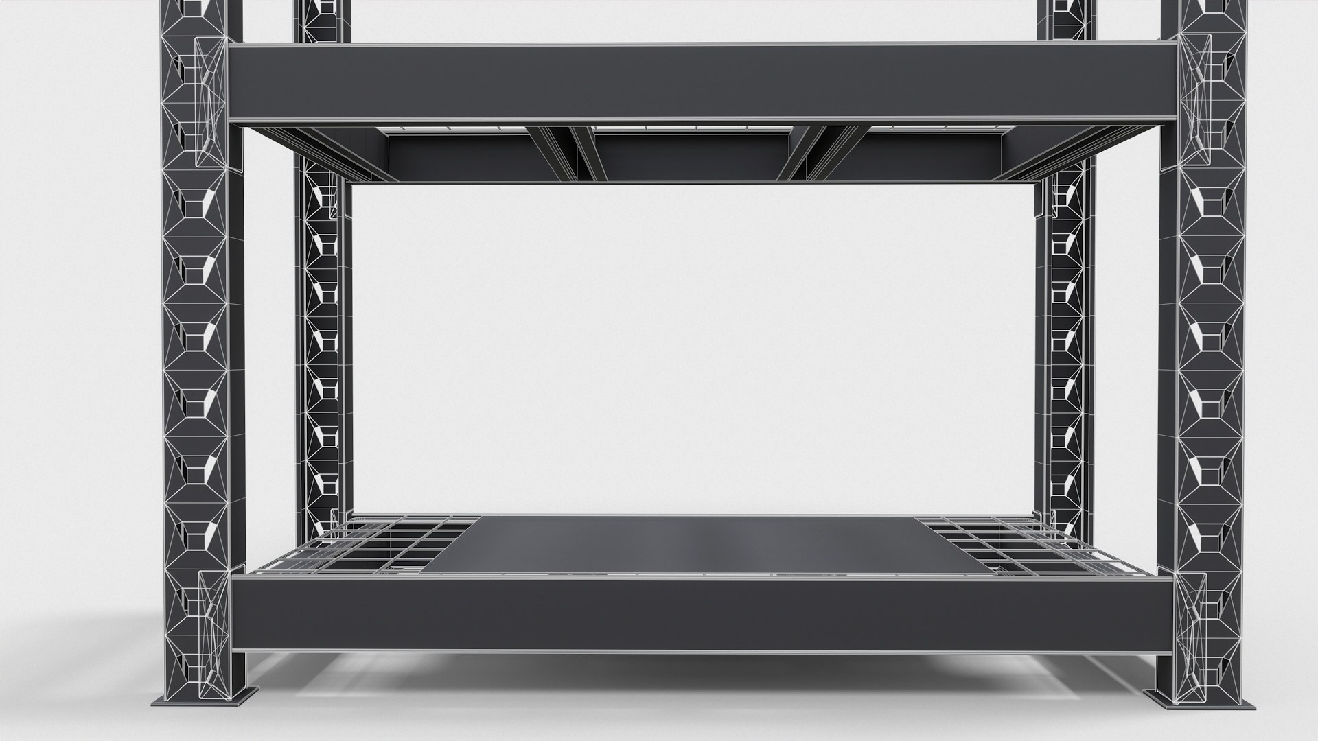 3D 1 Ultra Heavy Duty Rack 1700 X 700 Model - TurboSquid 2053443