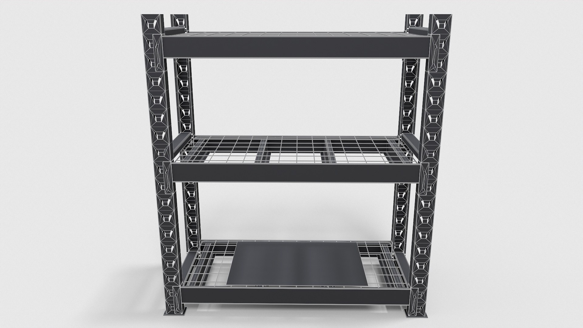 3D 1 Ultra Heavy Duty Rack 1700 X 700 Model - TurboSquid 2053443