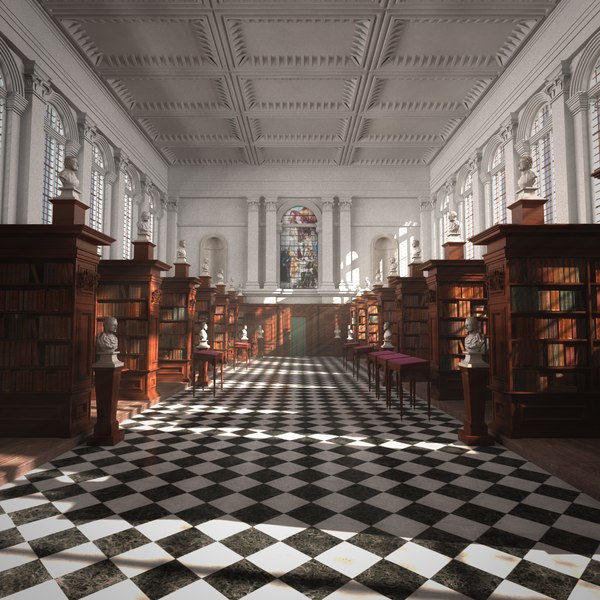 Library Interior 3D Models for Download | TurboSquid