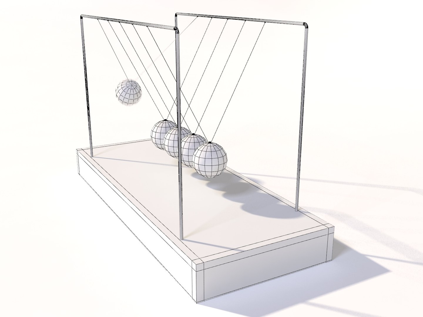 Newton Cradle 3d Model