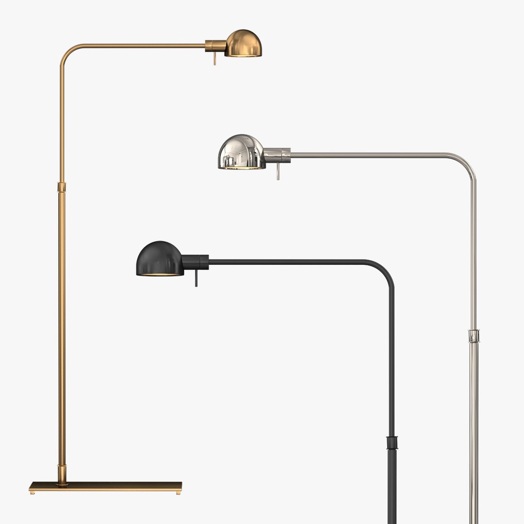 OSBORNE DOME SHADE TASK FLOOR LAMP 3D - TurboSquid 1930444