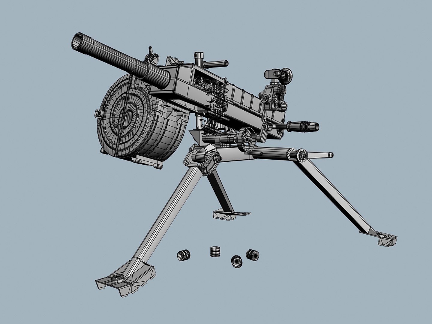 3d Ags-30 Russian Automatic Model