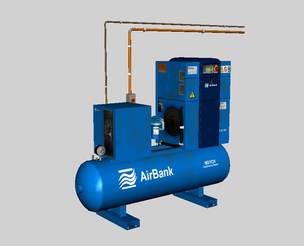 3d industrial compressor