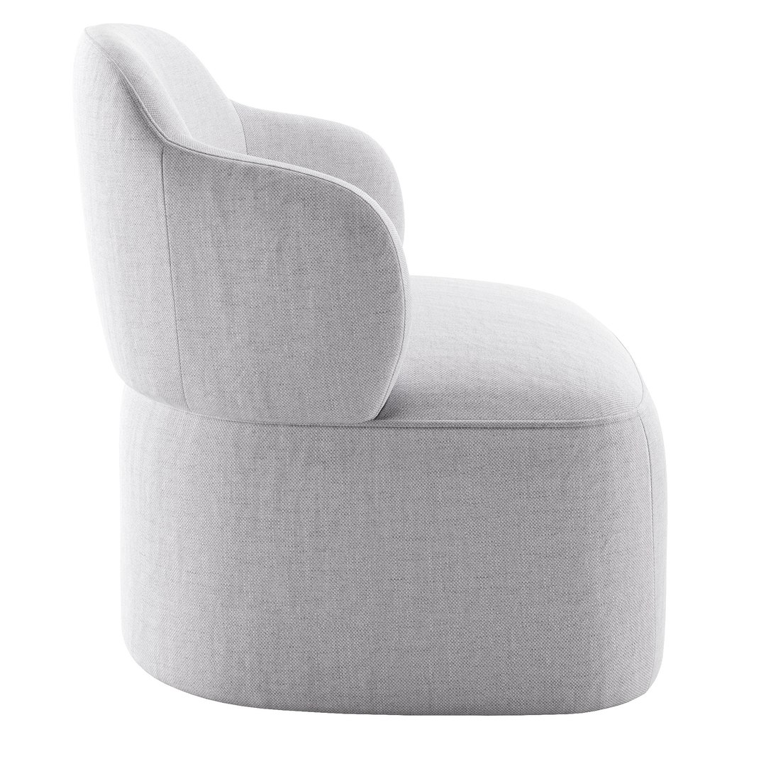 3D Armchair Crizelda Creme - TurboSquid 2317810