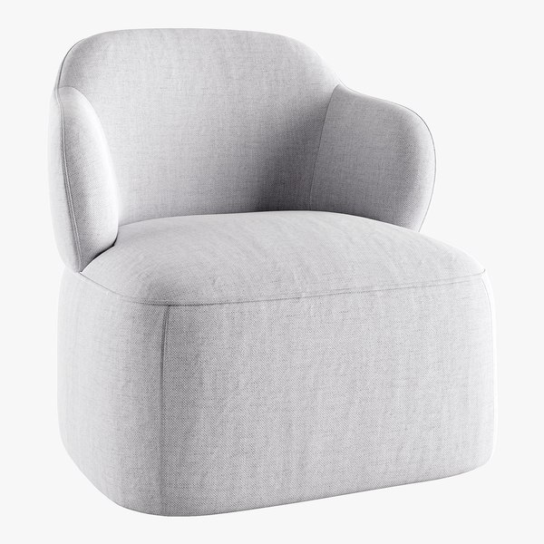 modelo 3d Sillón Crizelda Crema - TurboSquid 2317810