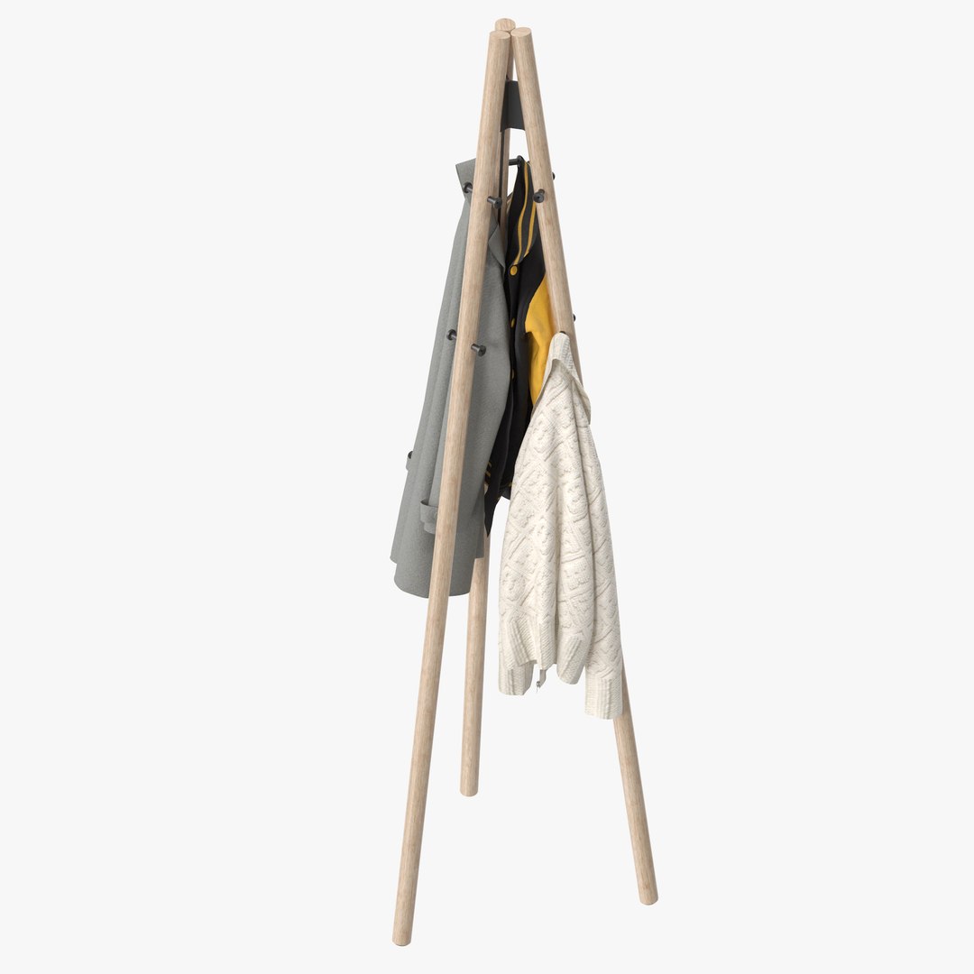 3D Kiila Artek Coat Rack - TurboSquid 2321171