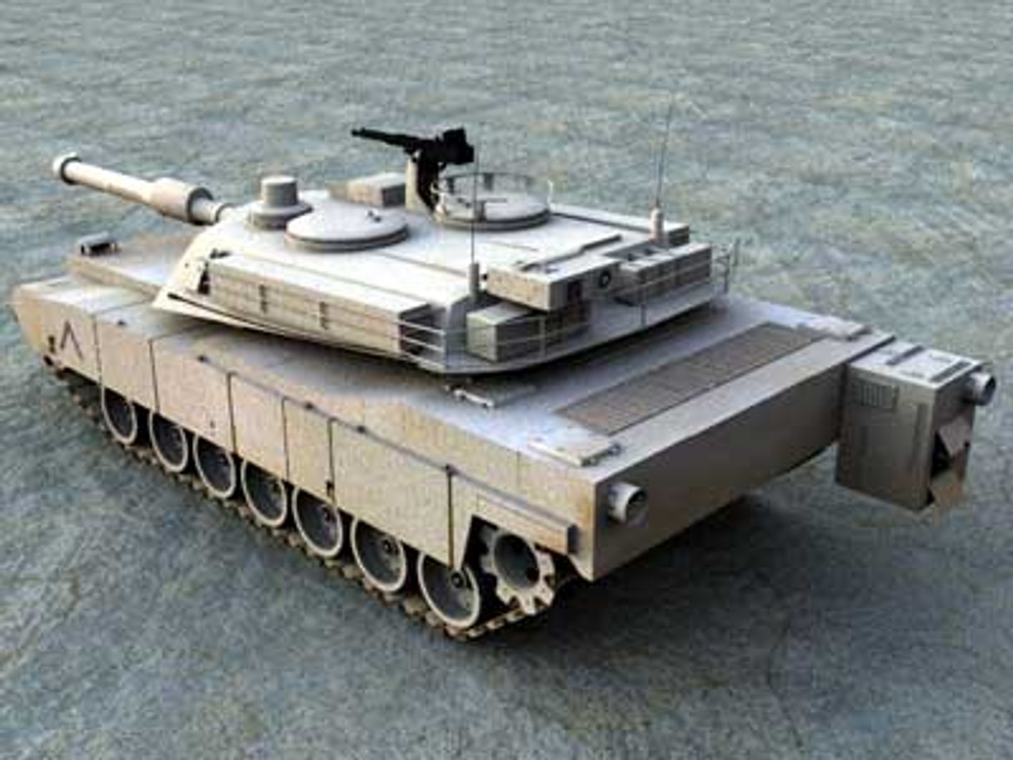 3ds Max M1a2 Abrams M1