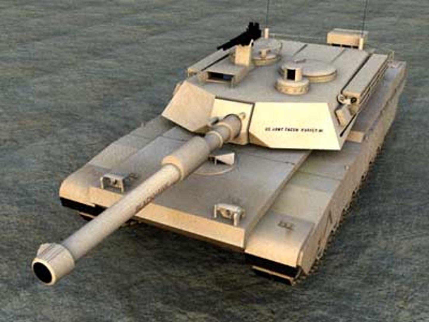 3ds Max M1a2 Abrams M1