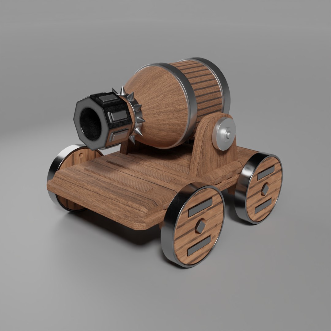 Cannon 3D Model - TurboSquid 2254554