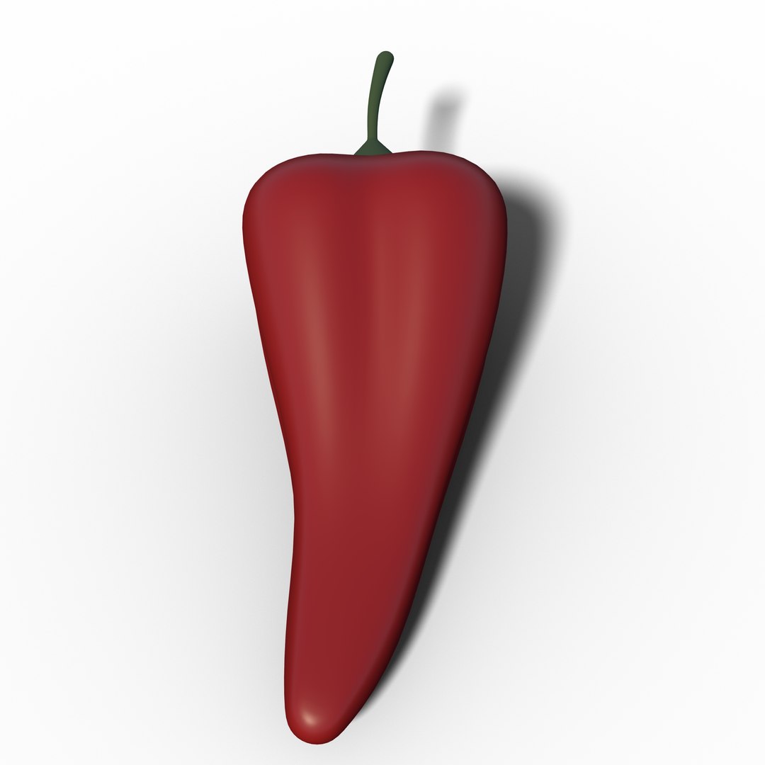 Red Chilly 3D Model - TurboSquid 2063253