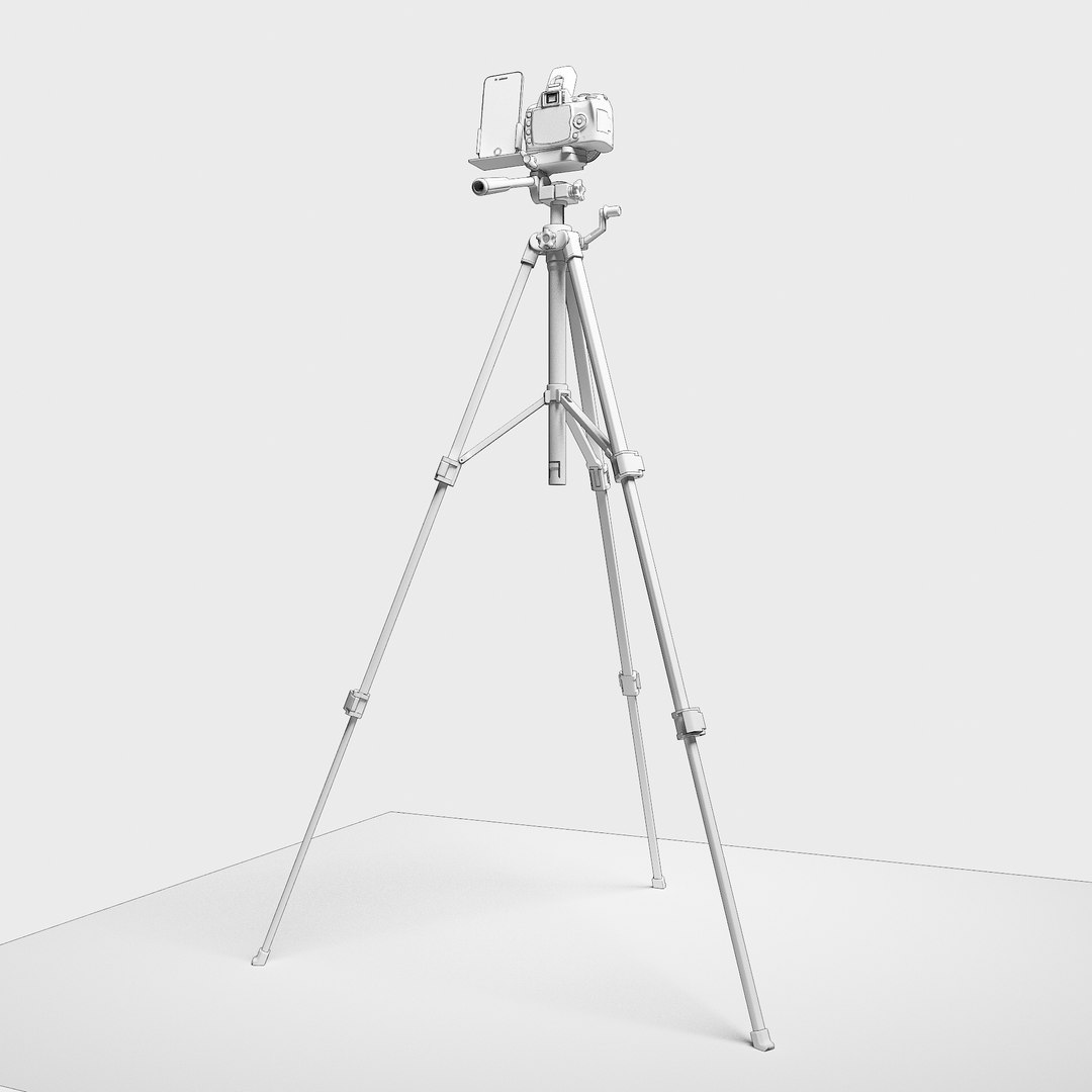 3D Model Live Streaming Devices Cameras Cameras Mobile Phones Tripods ...