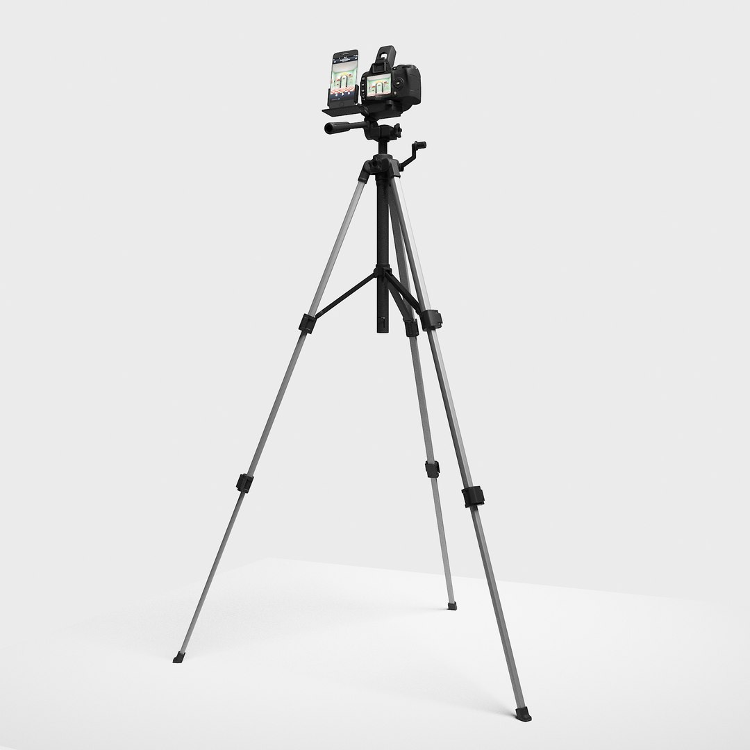 3D Model Live Streaming Devices Cameras Cameras Mobile Phones Tripods ...