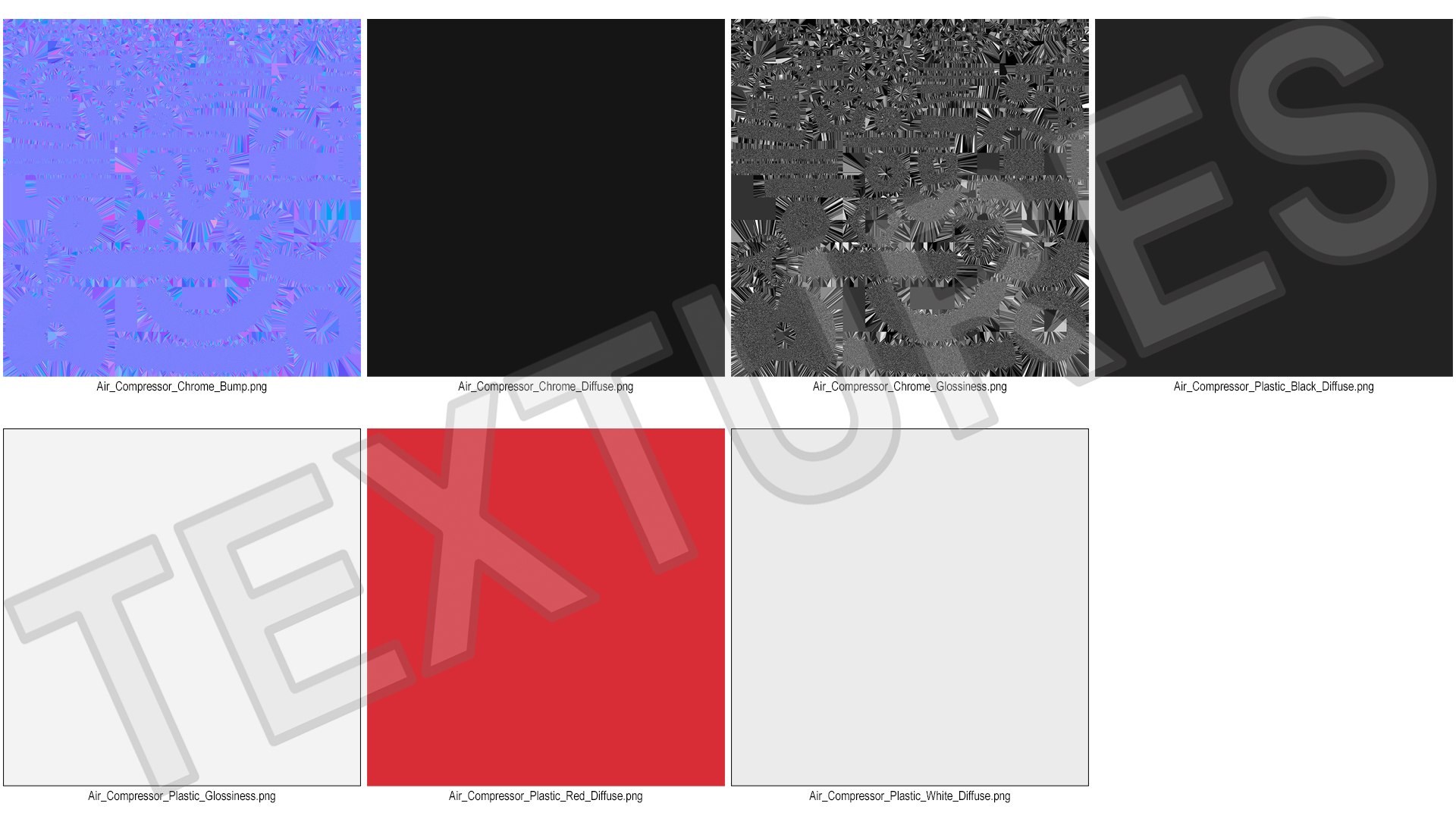 3D Diesel Motor Engine Red model - TurboSquid 2152622