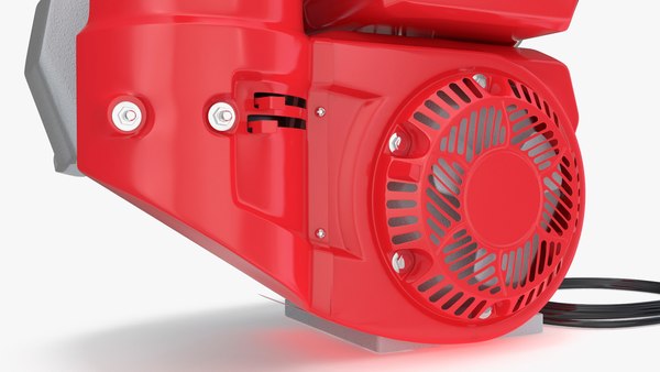 modelo 3d Motor Diesel Motor Rojo - TurboSquid 2152622