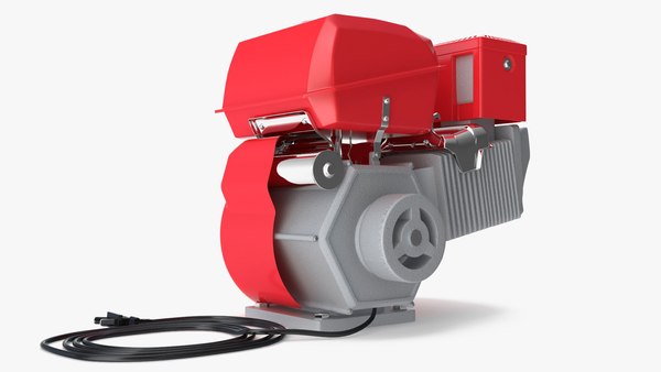 modelo 3d Motor Diesel Motor Rojo - TurboSquid 2152622