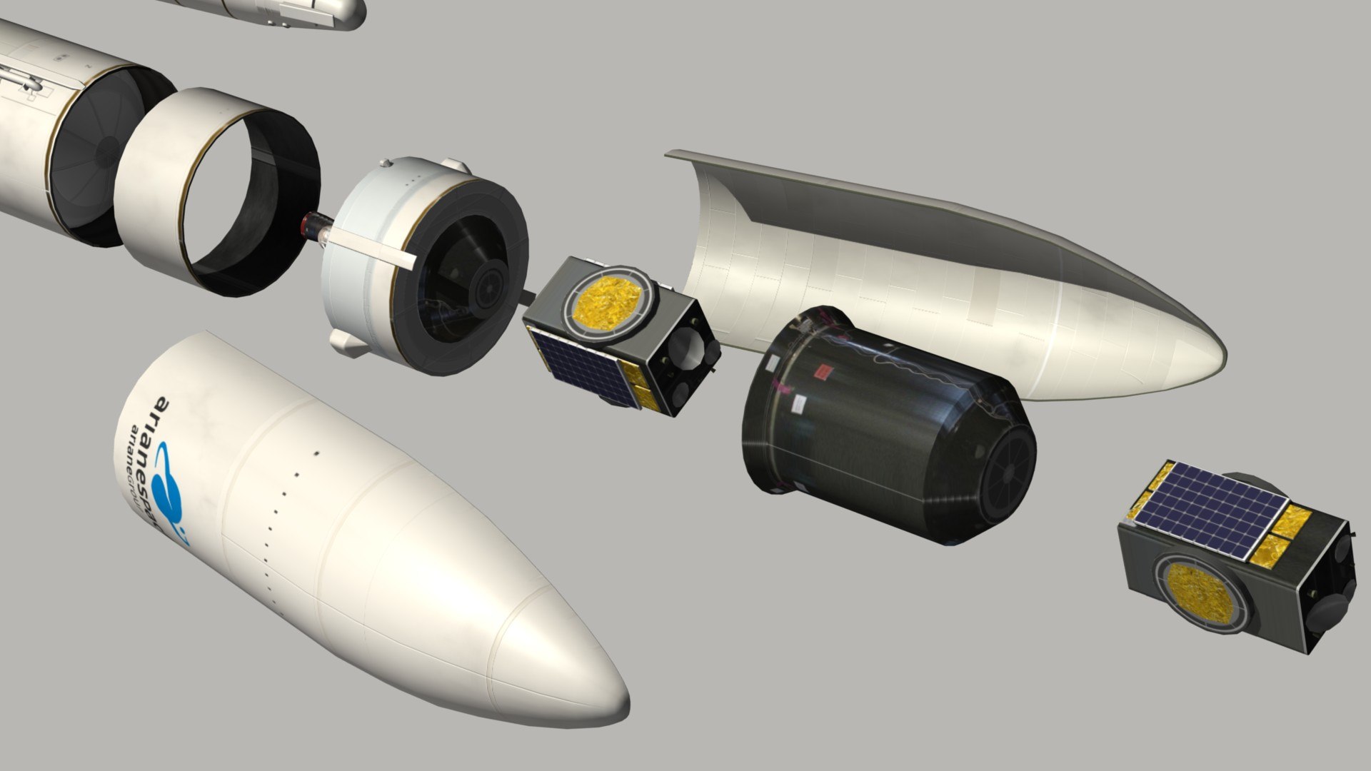 3D Ariane 5 Eca Model - TurboSquid 1291328