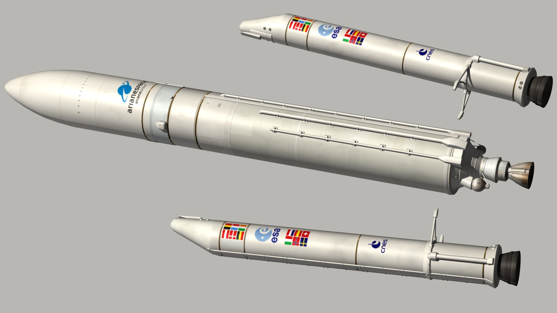 3D Ariane 5 Eca Model - TurboSquid 1291328