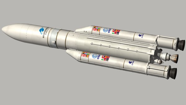 3D ariane 5 eca model - TurboSquid 1291328