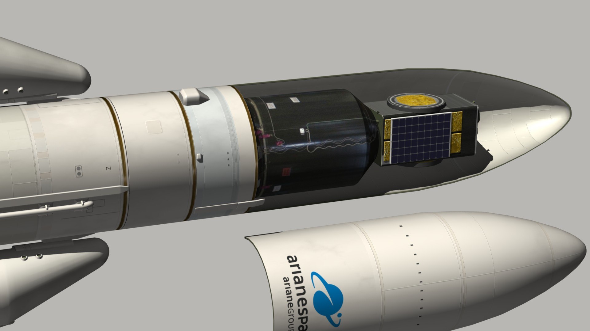 3D ariane 5 eca model - TurboSquid 1291328