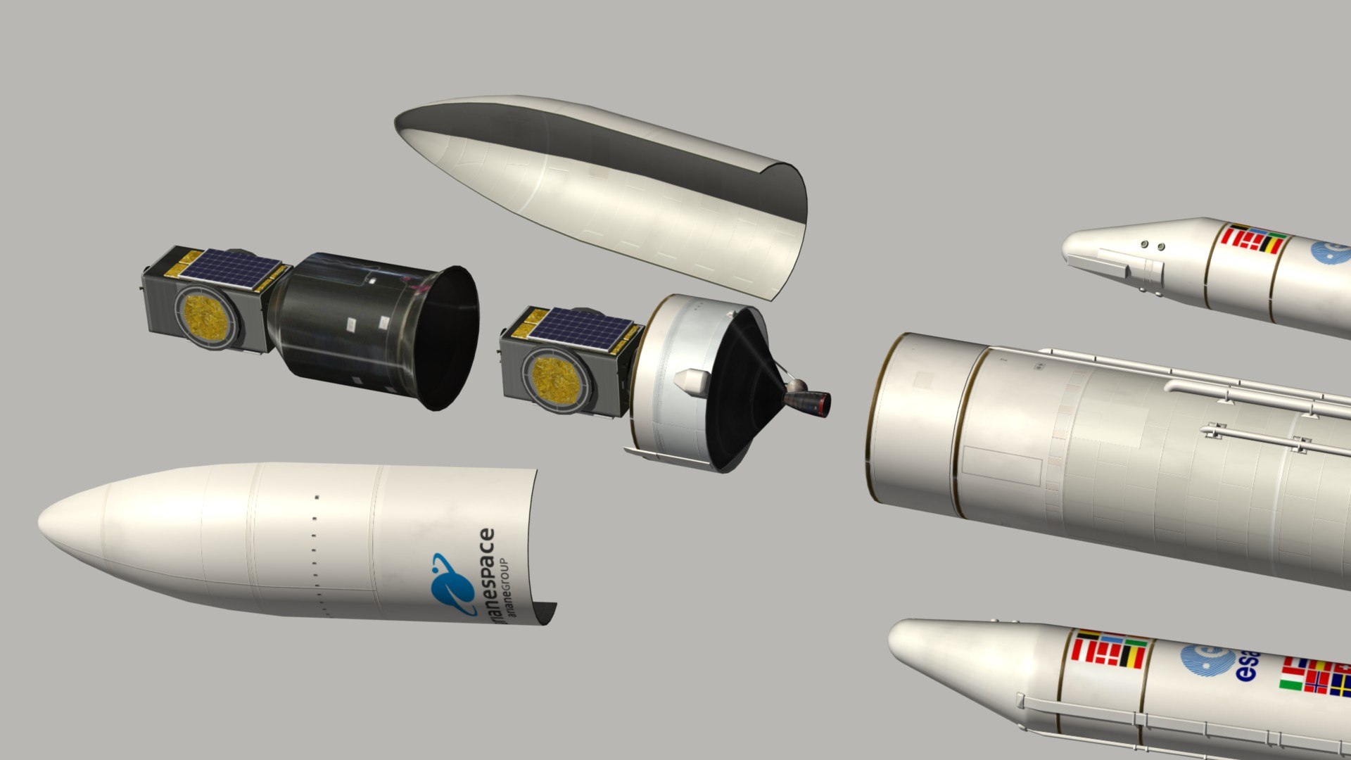 3D Ariane 5 Eca Model - TurboSquid 1291328