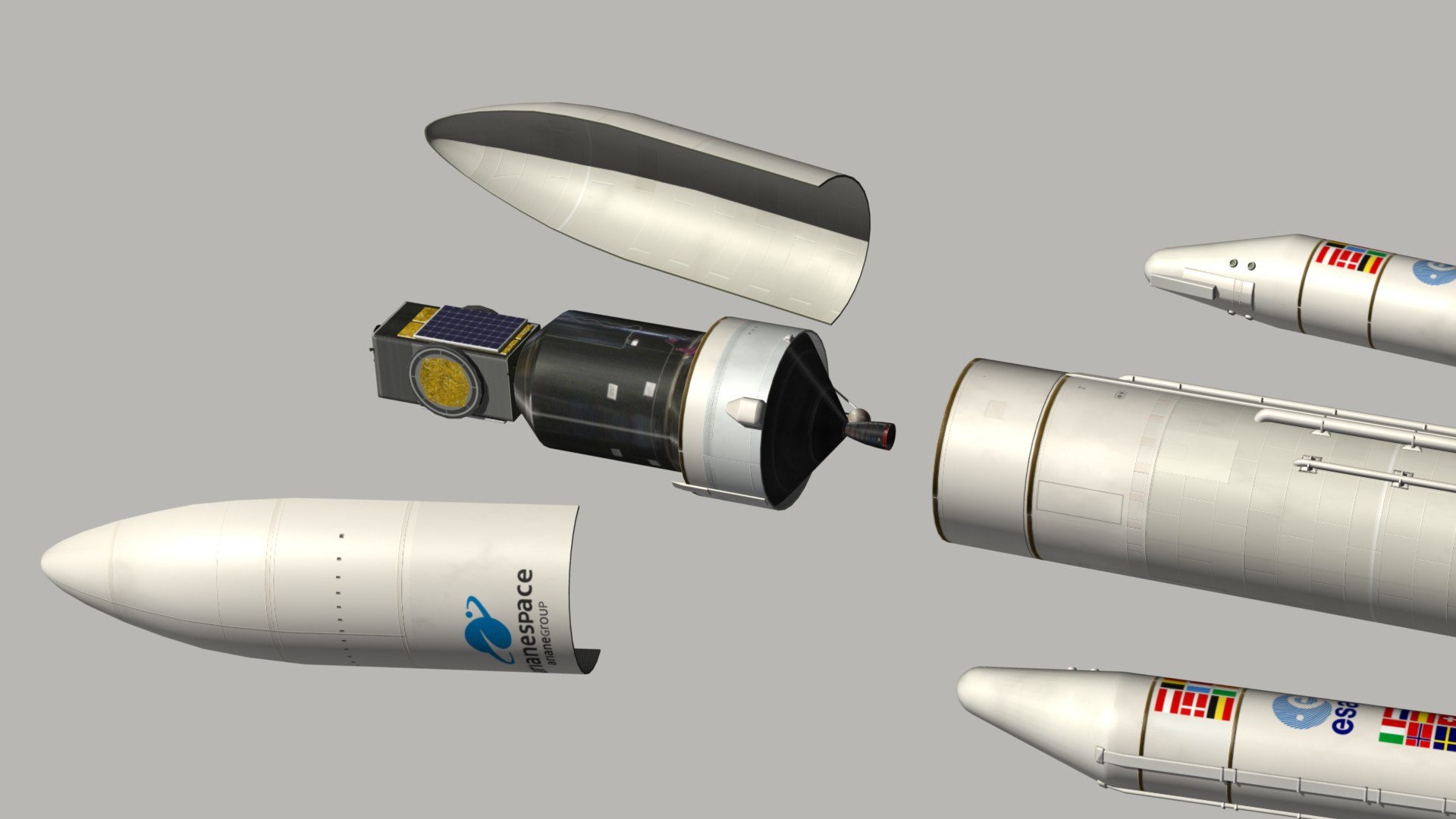 3D Ariane 5 Eca Model - TurboSquid 1291328