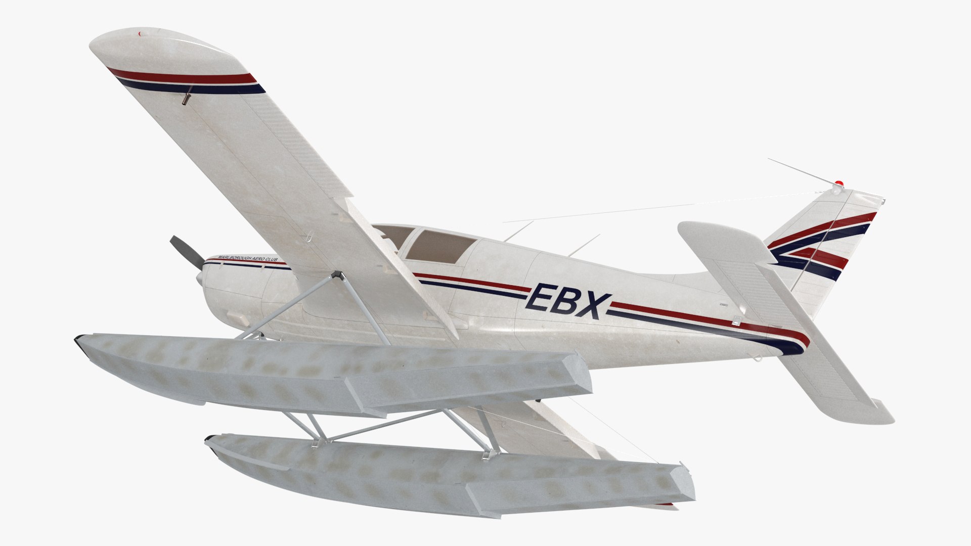 3D Private Seaplane Piper PA-28 Cherokee Rigged - TurboSquid 2249979
