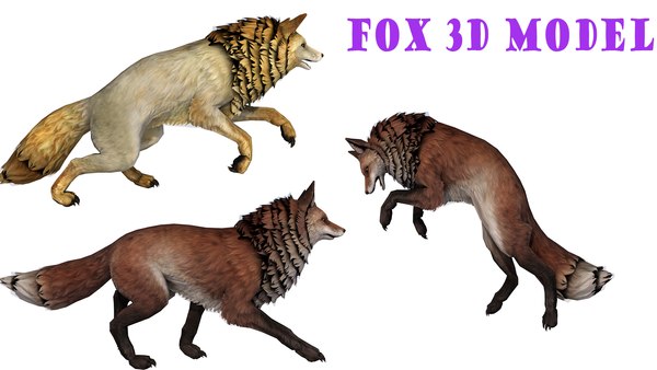 Fox 3D Models for Download | TurboSquid