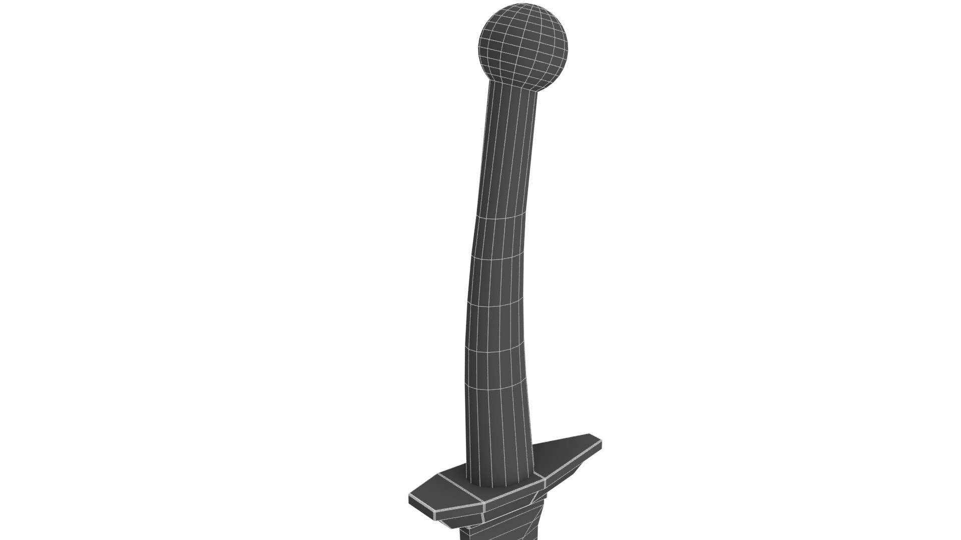 3D Curved sword 16 model - TurboSquid 2048933