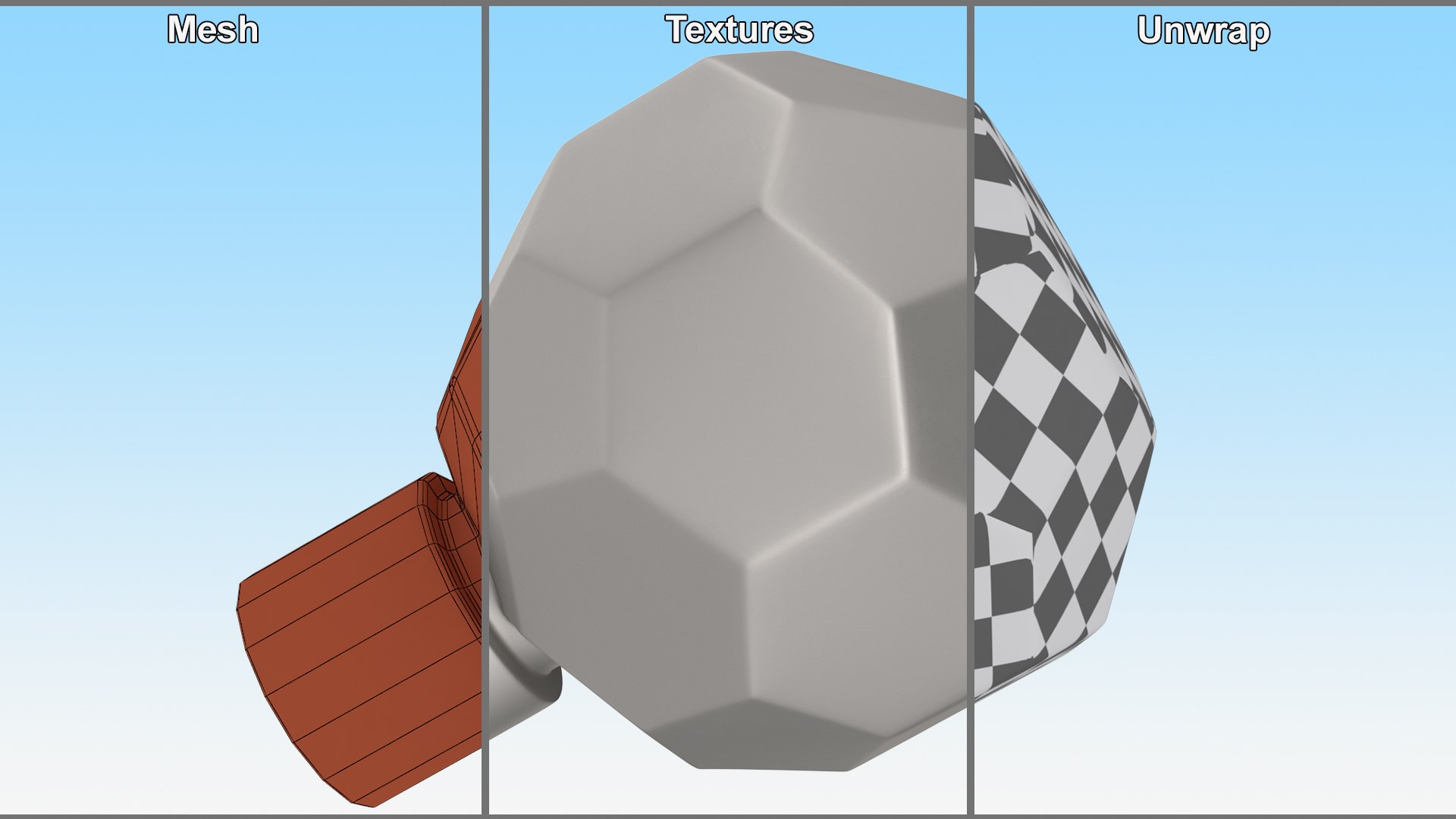 Kitchen Cabinet Handle Knob Spherical Silver Model - TurboSquid 2220693