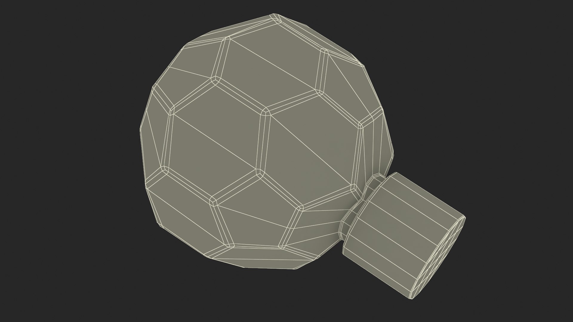 Kitchen Cabinet Handle Knob Spherical Silver Model - TurboSquid 2220693