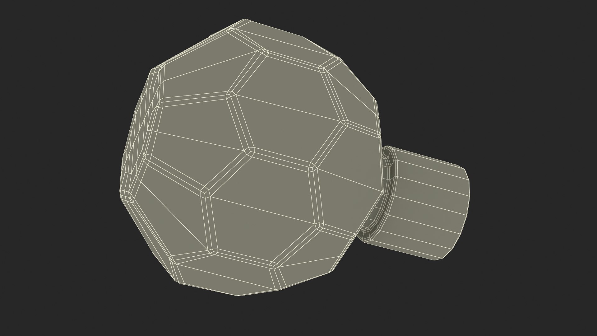 Kitchen Cabinet Handle Knob Spherical Silver Model - TurboSquid 2220693