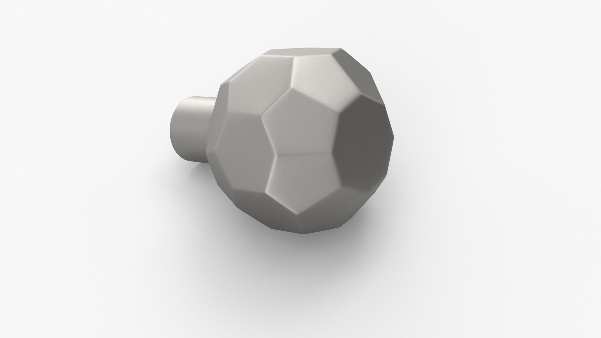 Kitchen Cabinet Handle Knob Spherical Silver Model - TurboSquid 2220693