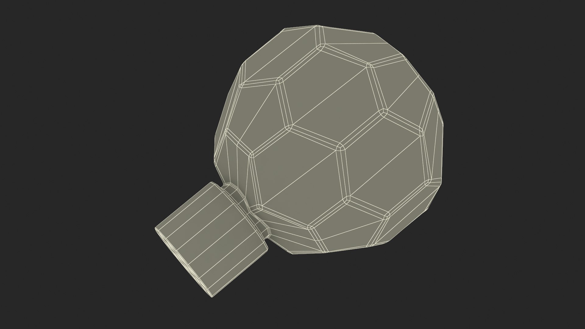 Kitchen Cabinet Handle Knob Spherical Silver Model - TurboSquid 2220693