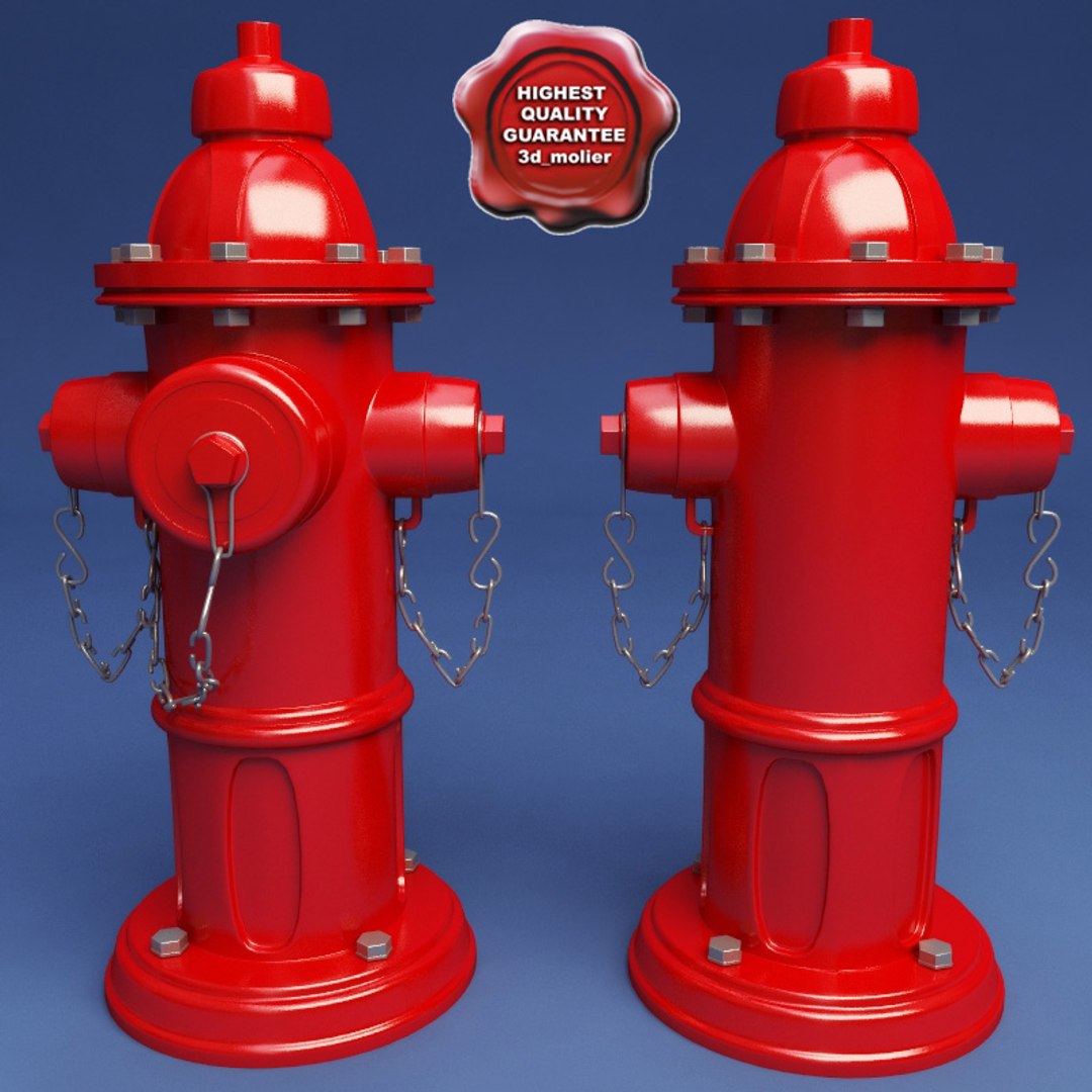 3d Hydrant Modelled