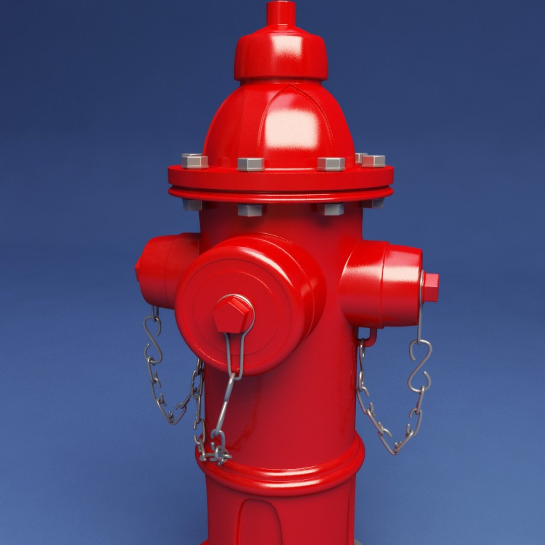 3d Hydrant Modelled
