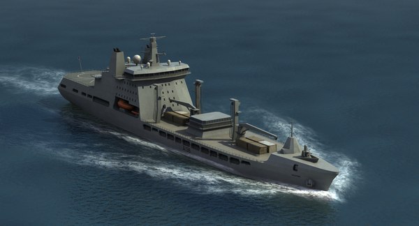 modelo 3d RFA Tide Class Supply Ship - TurboSquid 1287607