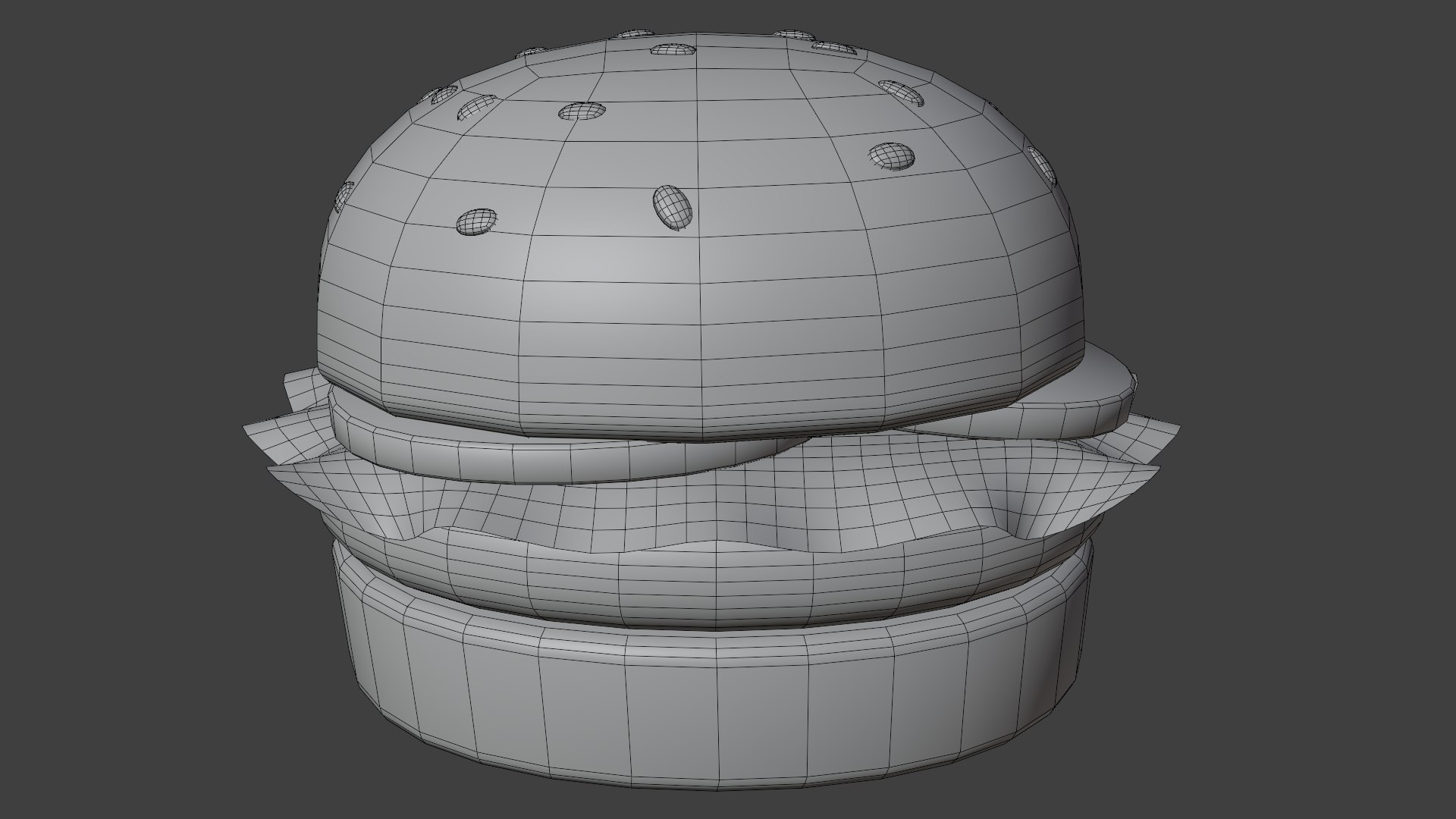 Cartoon Burger 3D Model - TurboSquid 2238210