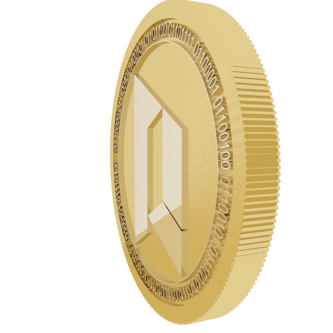3D portal gold coin - TurboSquid 1624888