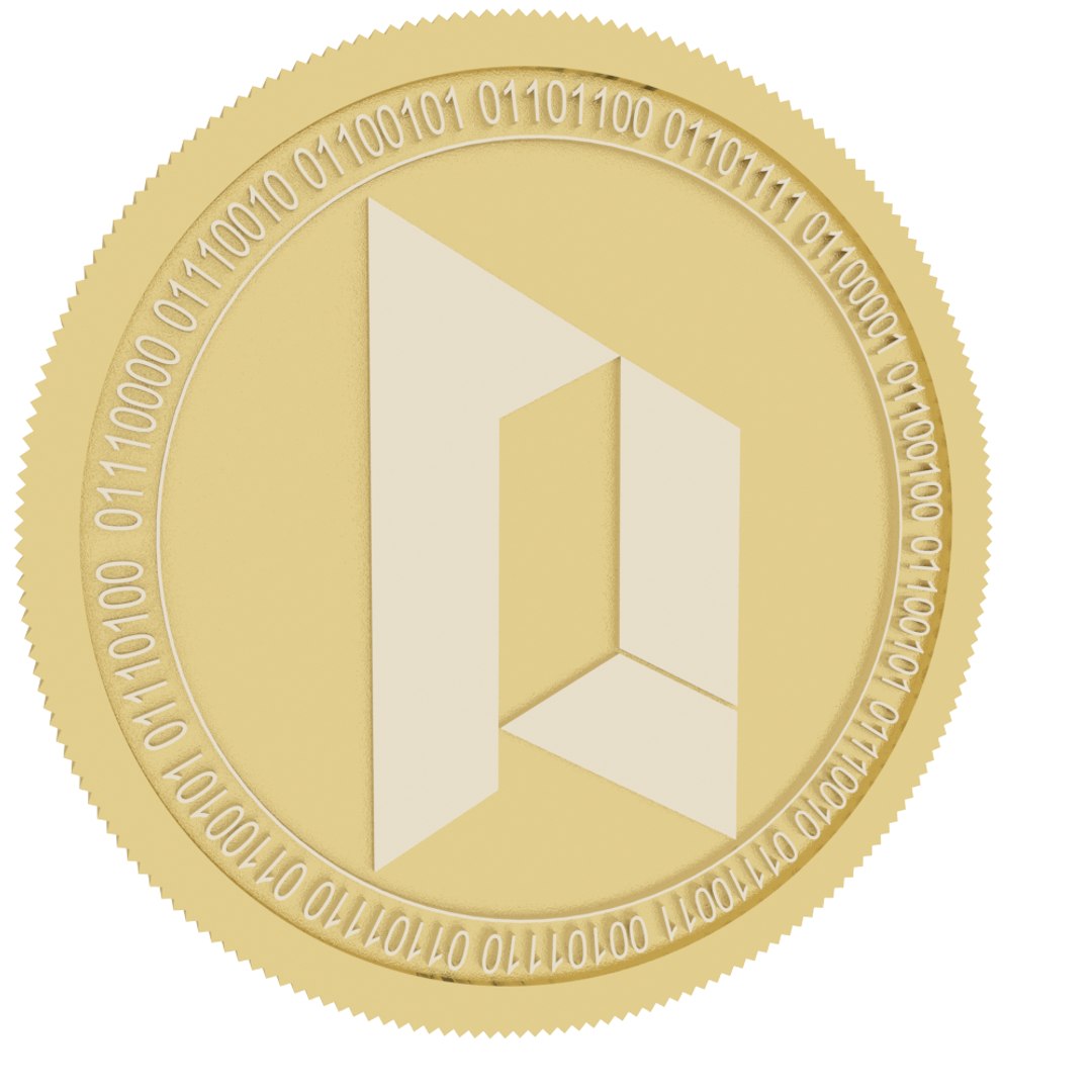 3D portal gold coin - TurboSquid 1624888