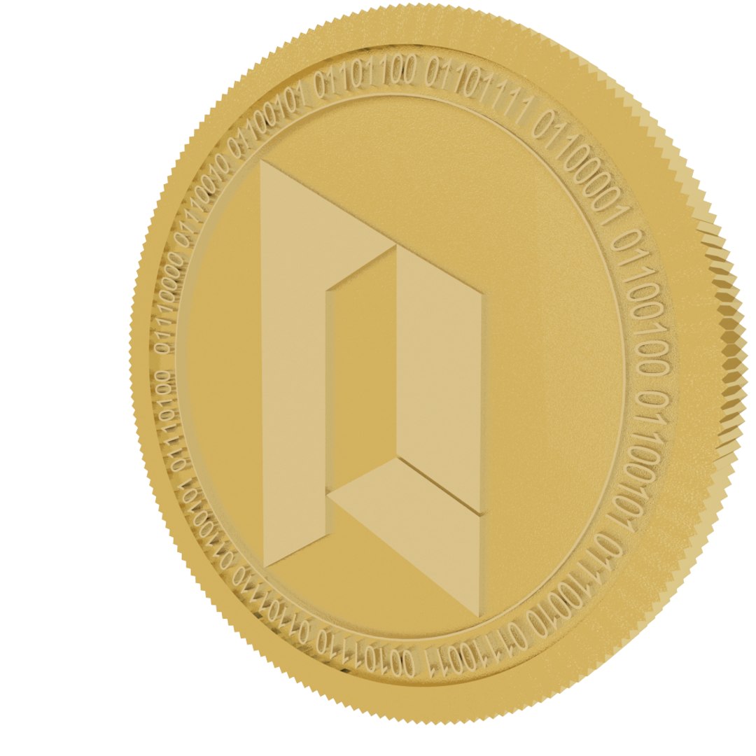 3D portal gold coin - TurboSquid 1624888
