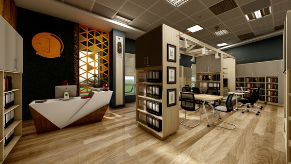 Low Poly Library Interior 3D Models for Download | TurboSquid
