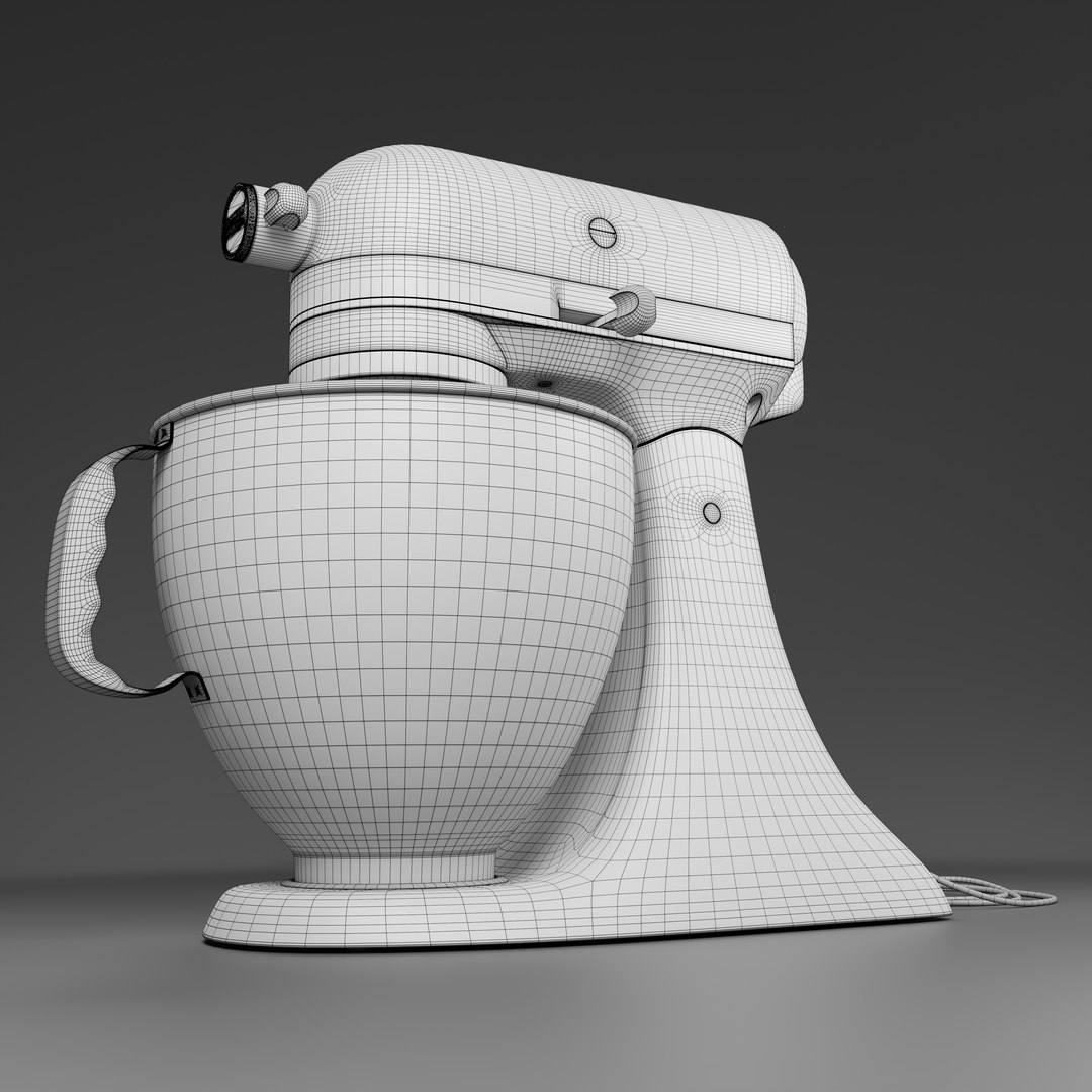 3D KitchenAidArtisanMixer - TurboSquid 1985752