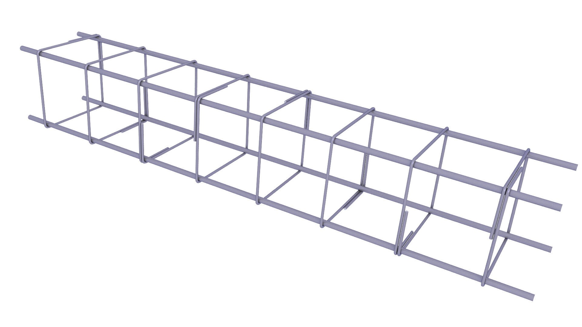 3D Reinforced Concrete Beam 5 Model - TurboSquid 2096962