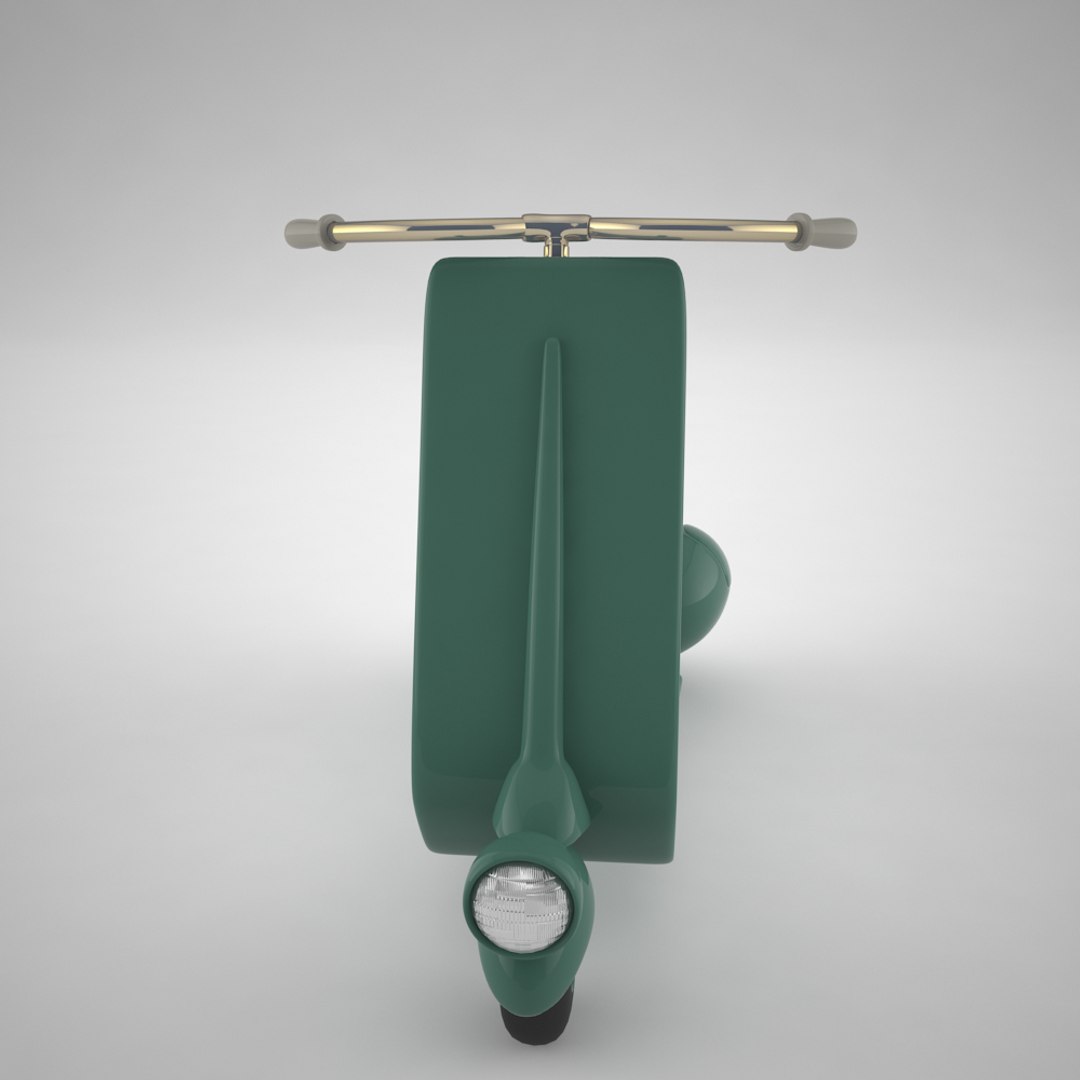 Stylized Cartoon Scooter 3d Max